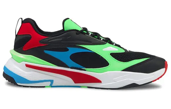 PUMA Rs-fast Elektro Green Low Top Sneakers - Black