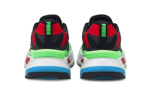 PUMA Rs-fast Elektro Green Low Top Sneakers - Black