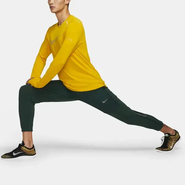 Nike Essential Fleece Running Sports Long Pants - Green