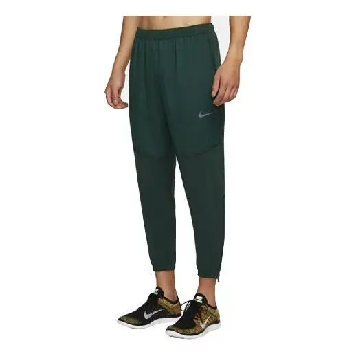 Nike Essential Fleece Running Sports Long Pants - Green