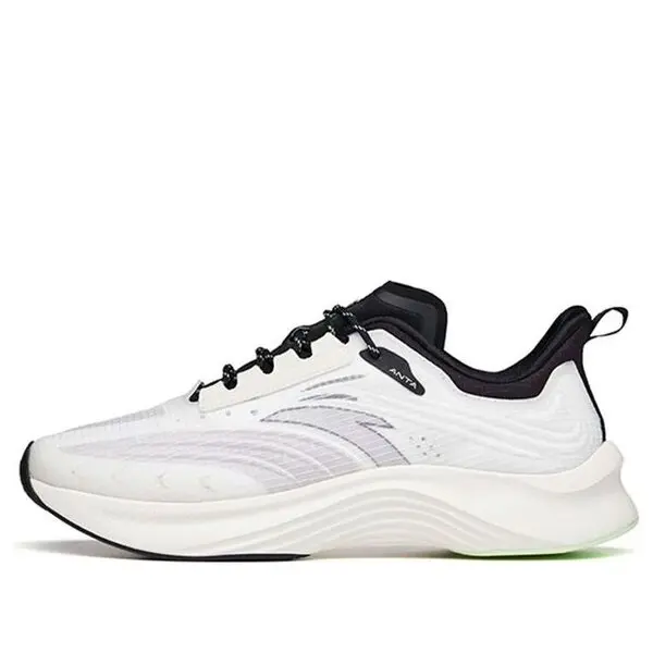 ANTA Edge Lace-up Sneakers - White/grey/black