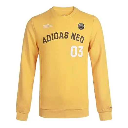 Adidas Neo University Pullover With Graphic Detailing - Yellow