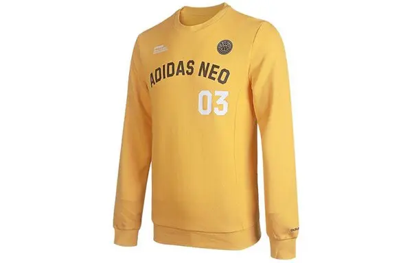 Adidas Neo University Pullover With Graphic Detailing - Yellow