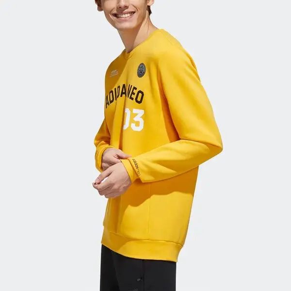 Adidas Neo University Pullover With Graphic Detailing - Yellow
