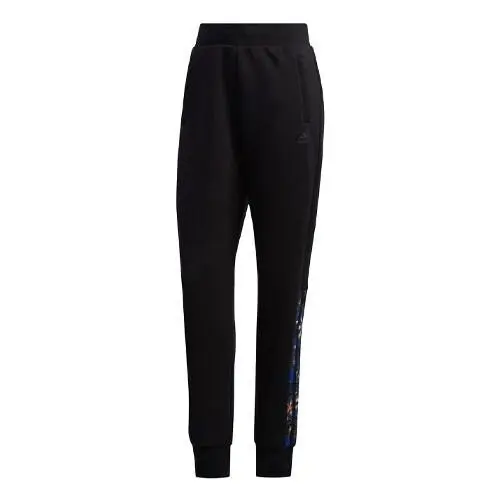 Adidas Mic Dk Printing Sports Pants - Black