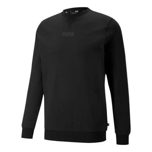 PUMA Long Sleeve Crewneck Sweater - Black