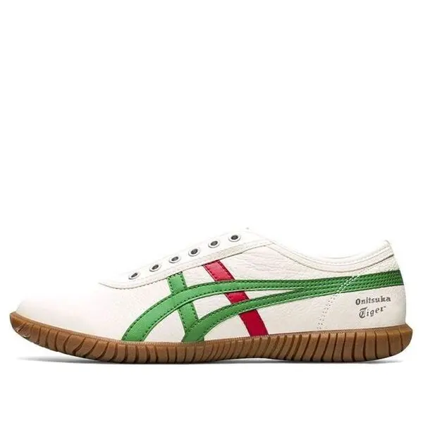 Onitsuka Tiger Tsunahiki Slip-on Sneakers - Creamwhite/green