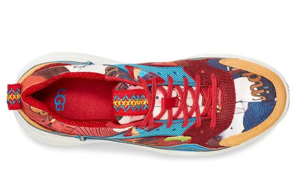 UGG Ca805 "blue" Sneakers - Blue/red/orange