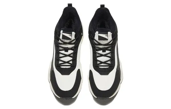 ANTA Life Series High Top Sneakers - Black/white
