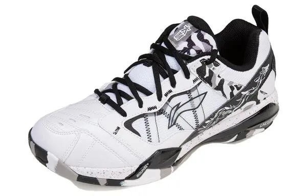 LI-NING Invincible Ace Standard White Black Camo Sneakers