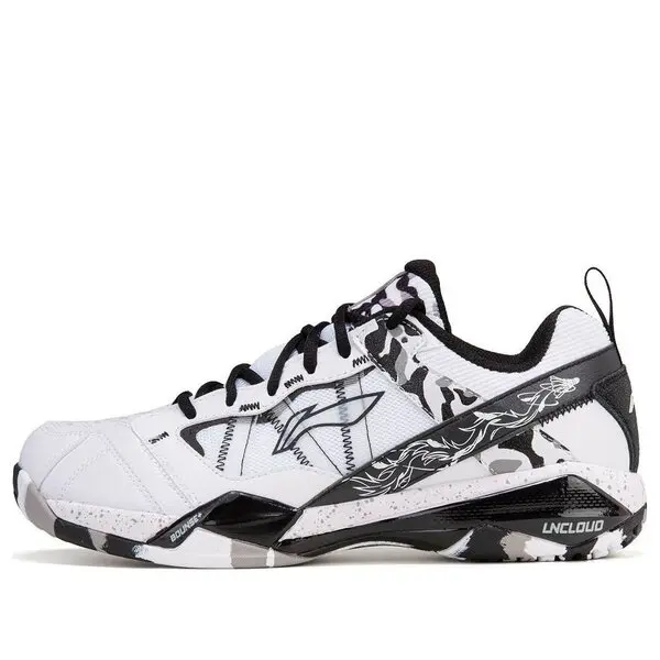 LI-NING Invincible Ace Standard White Black Camo Sneakers
