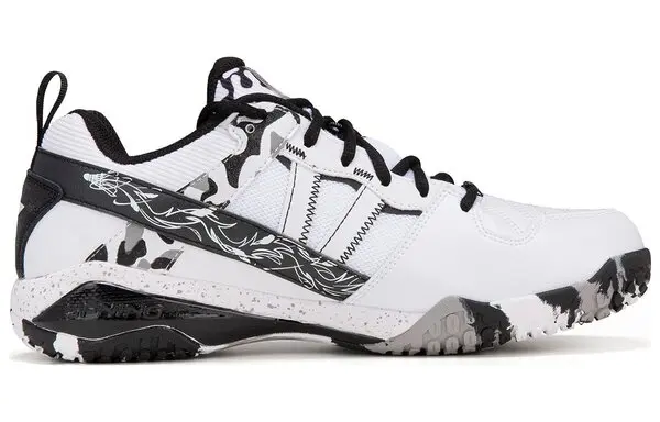 LI-NING Invincible Ace Standard White Black Camo Sneakers