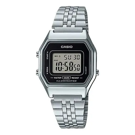 Casio Quartz Waterproof Digital Watch - Silver