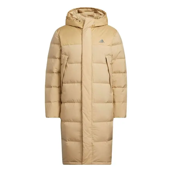Adidas Duck Down Long Jacket - Tan