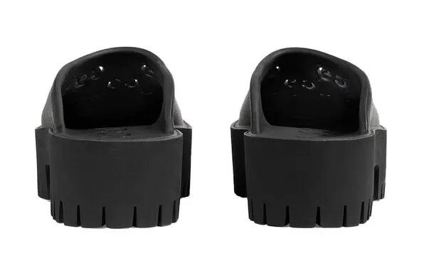 Gucci Platform Perforated G Sandal Rubber