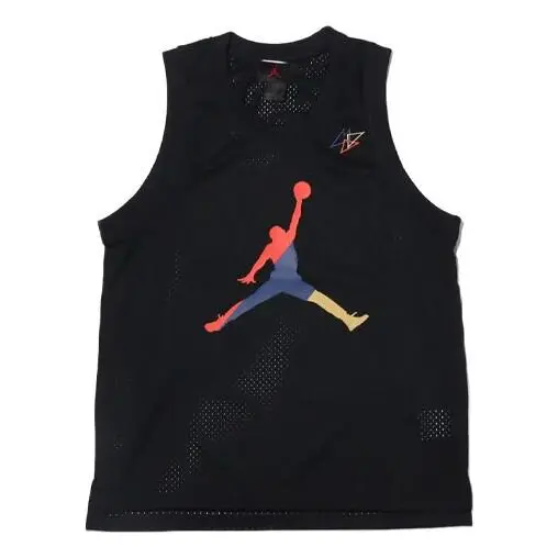 JORDAN Sport Dna Mesh Breathable Jersey - Black