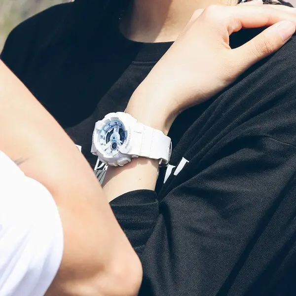 Casio Baby-g Ba-110be-7a Shock Resistant Watch - White/blue