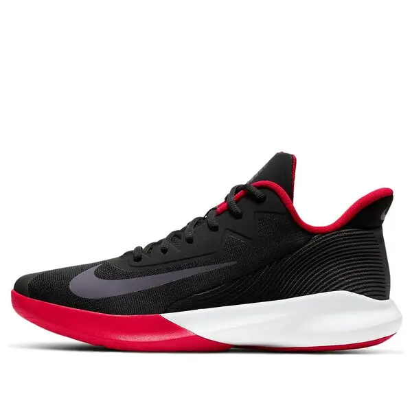 Nike Precision 4 "black University Red" Basketball Sneakers - Black/red/white