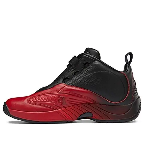 REEBOK Answer 4 Flash Red High Top Sneakers - Black/red