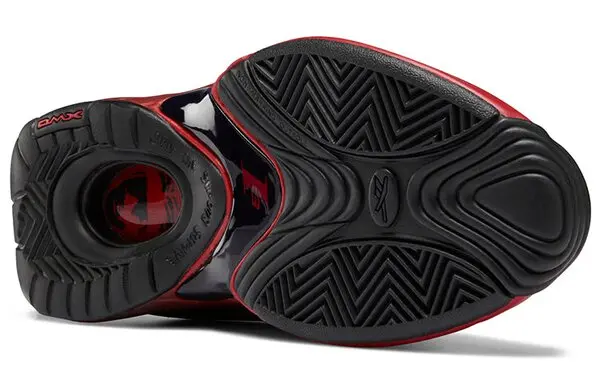 REEBOK Answer 4 Flash Red High Top Sneakers