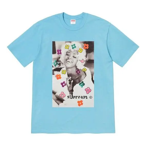 Supreme Ss20 Week 1 Naomi Tee Character Printing Short Sleeve - Blue