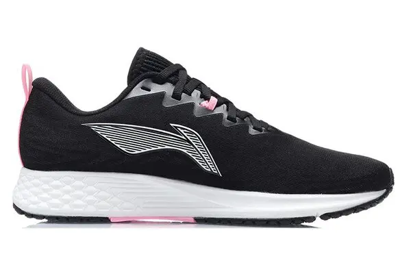 LI-NING Dark Horse 4 Athletic Sneakers - Black/white/pink