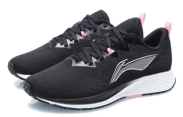 LI-NING Dark Horse 4 Athletic Sneakers - Black/white/pink