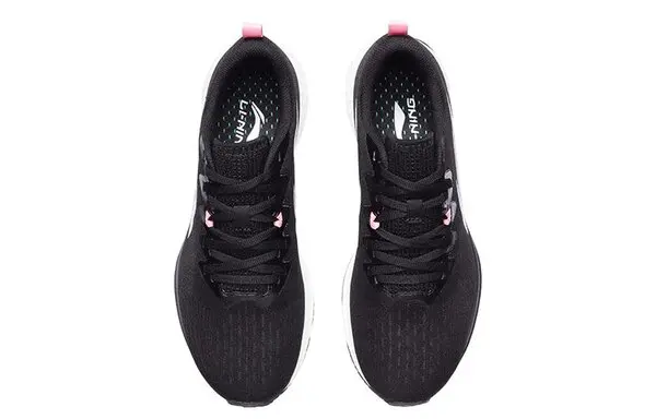LI-NING Dark Horse 4 Athletic Sneakers - Black/white/pink