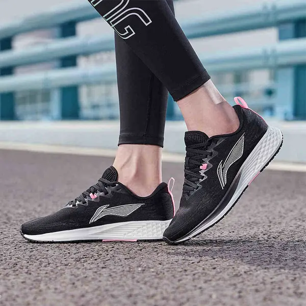LI-NING Dark Horse 4 Athletic Sneakers - Black/white/pink