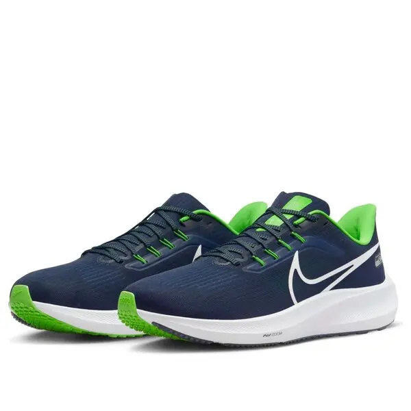 Nike X Nfl Air Zoom Pegasus 39 Seattle Seahawks - Black/white/white