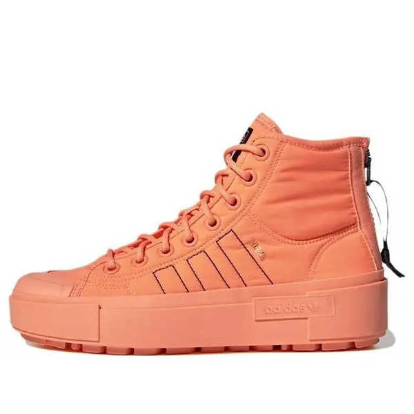Adidas Nizza Bonega X High Top Sneakers - Orange