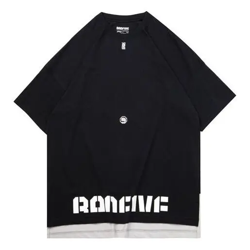 LI-NING Badfive Hoops Graphic T-shirt 'black - Black/multi-color