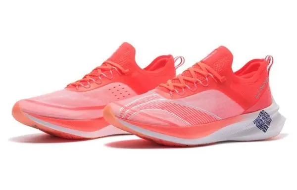 LI-NING Feidian Challenger Athletic Sneakers - White/red