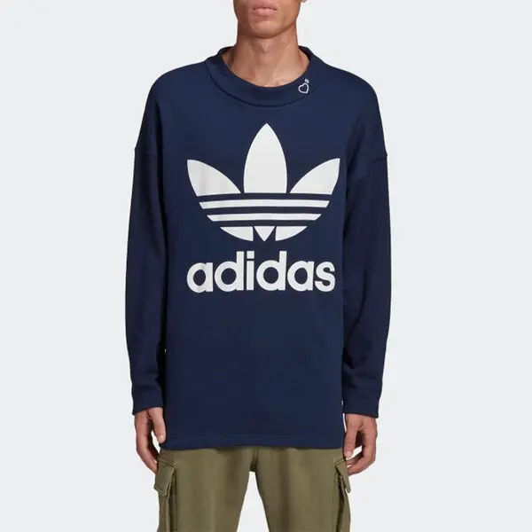Adidas Originals X Human Made Embroidered Logo Sweatshirt