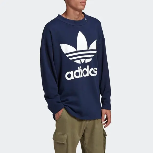 Adidas Originals X Human Made Embroidered Logo Sweatshirt