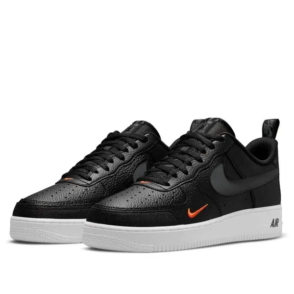Nike Force 1 Lv8 " Total Orange" Dj6887-001 - Black