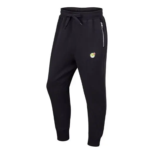 Nike Airmoji Fleece Bundle Feet Casual Sports Pants - Black