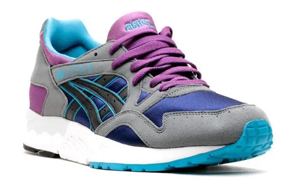 Asics Gel-lyte 5 Low Top Sneakers - Grey/purple