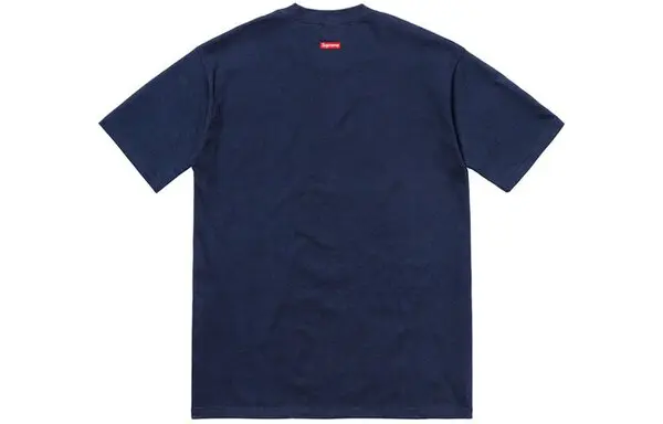 Supreme Ss18 Hardware Tee Navy Printing Short Sleeve Navy