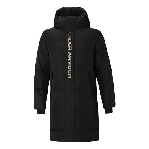 Under Armour Longline Hooded Puffer Jacket - Black