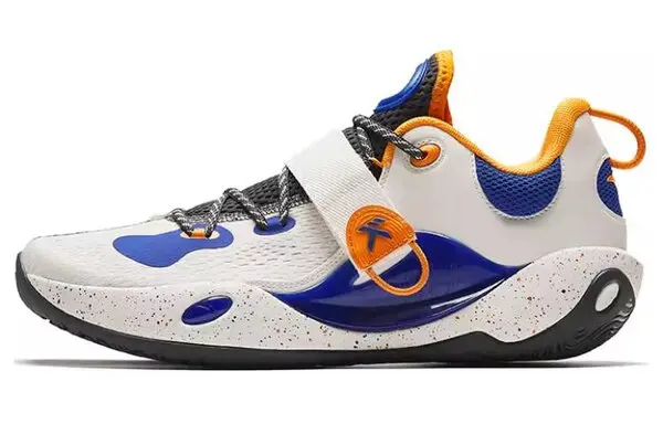 ANTA Klay Thompson 6 Lite Athletic Sneakers - White/blue