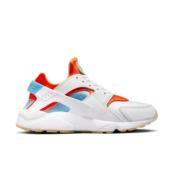 Nike Huarache "white Safety Orange - White/blue