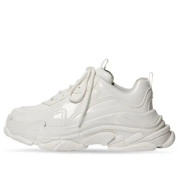 Balenciaga Triple S Rubber Sneakers - White