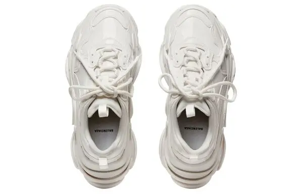 Balenciaga Triple S Rubber Sneakers - White