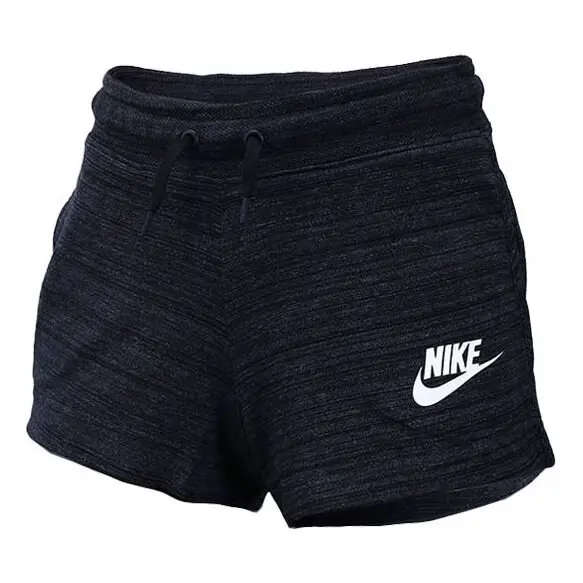 Nike Av15 Knit Drawstring Shorts - Black/white