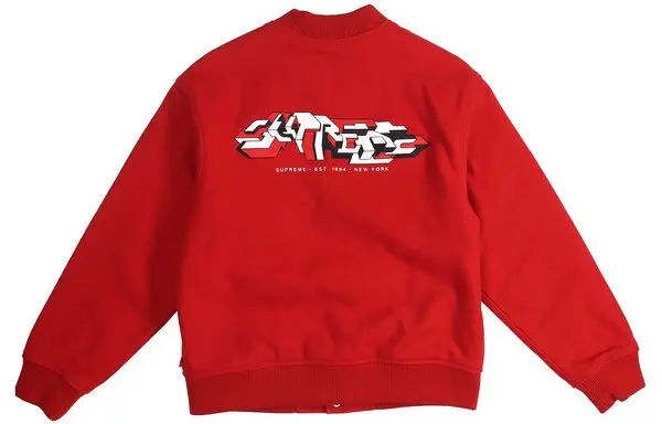 Supreme Delta Logo Varsity Jacket