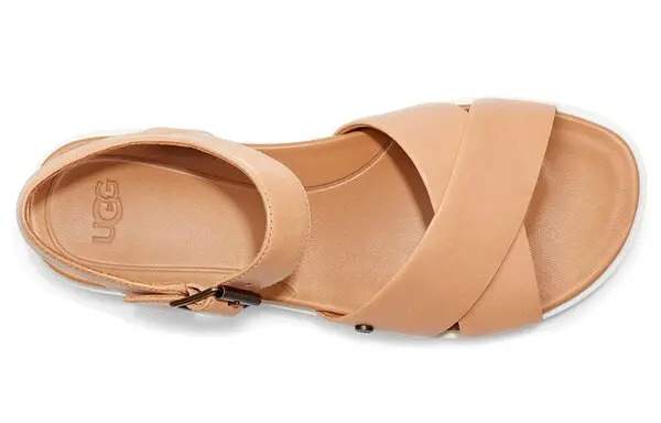 UGG Sandals With Buckled Ankle Strap