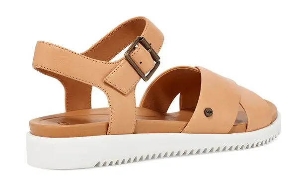 UGG Sandals With Buckled Ankle Strap