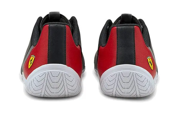 PUMA Scuderia Ferrari X Ridge Cat Low Top Sneakers - Black/white/red