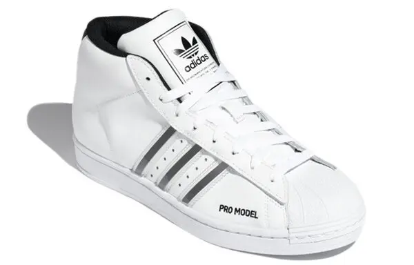 Adidas Pro Model High Top Sneakers - White/black
